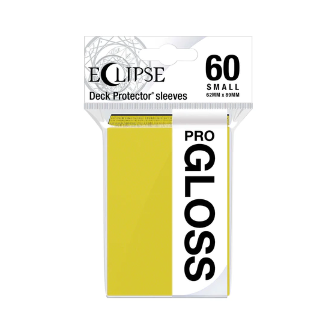 Ultra Pro Eclipse Japanese Pro Gloss Lemon Yellow Sleeves 60 count ...