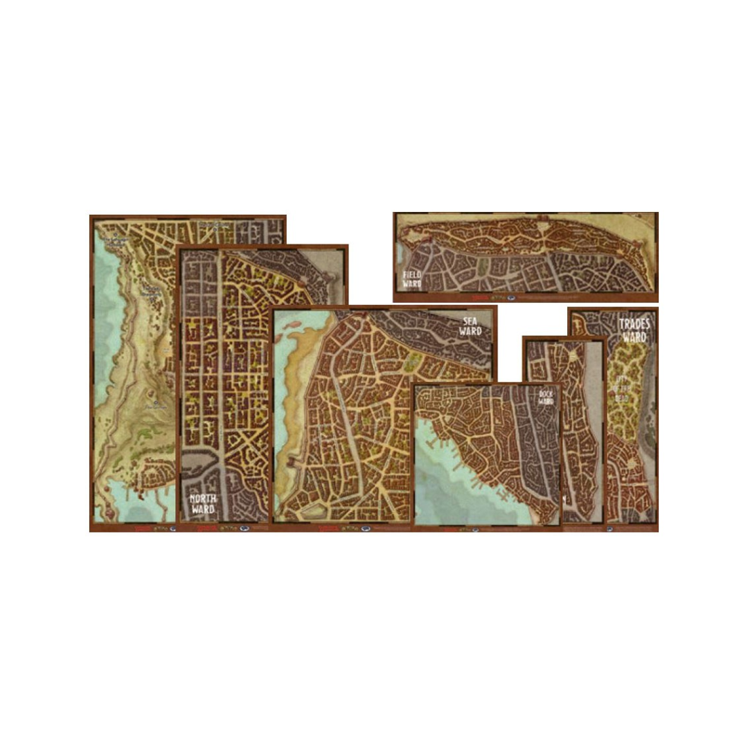 Dungeons and Dragons Waterdeep Wards Map Set | The Game Capital