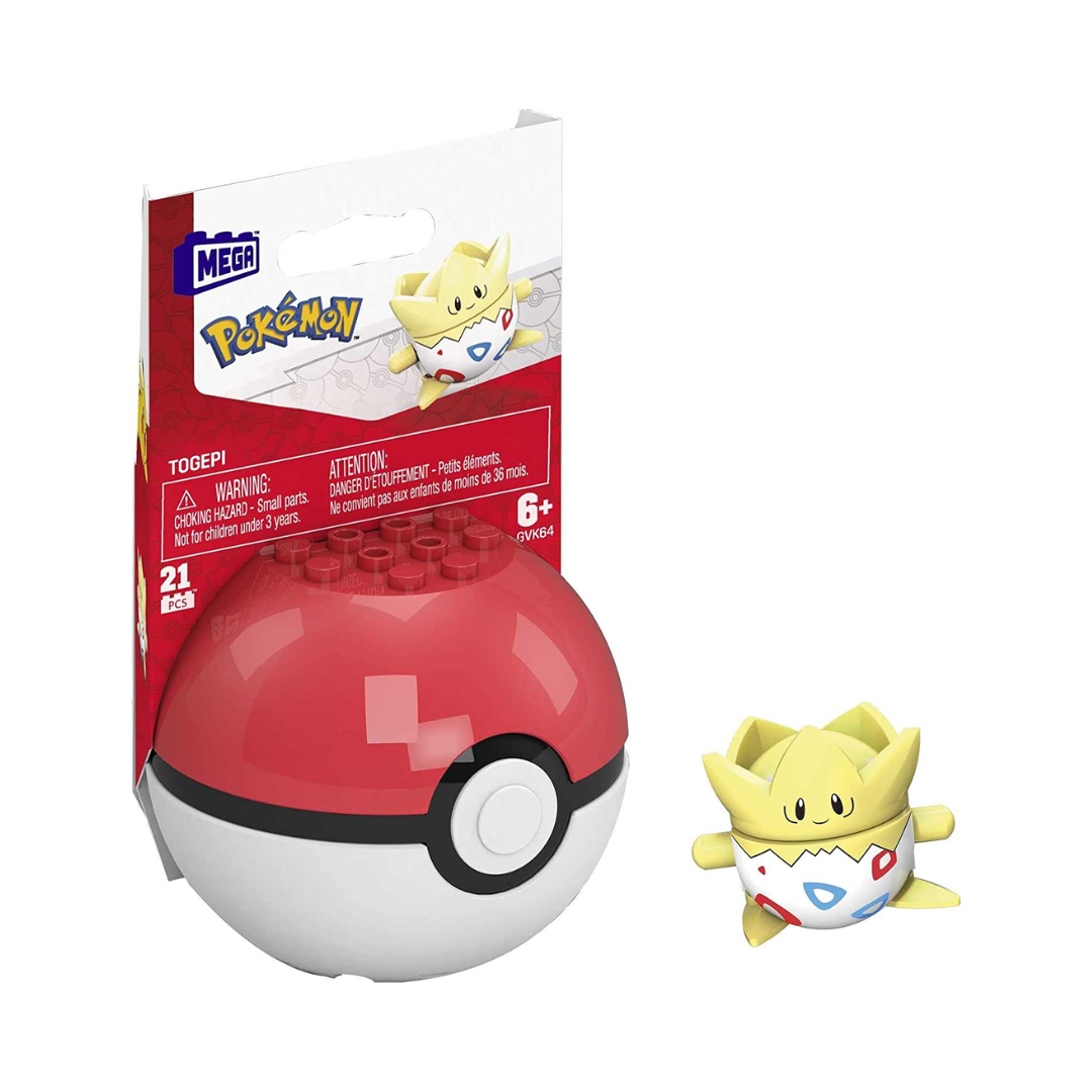 MEGA Pokemon Togepi Building Set with Poke Ball | The Game Capital