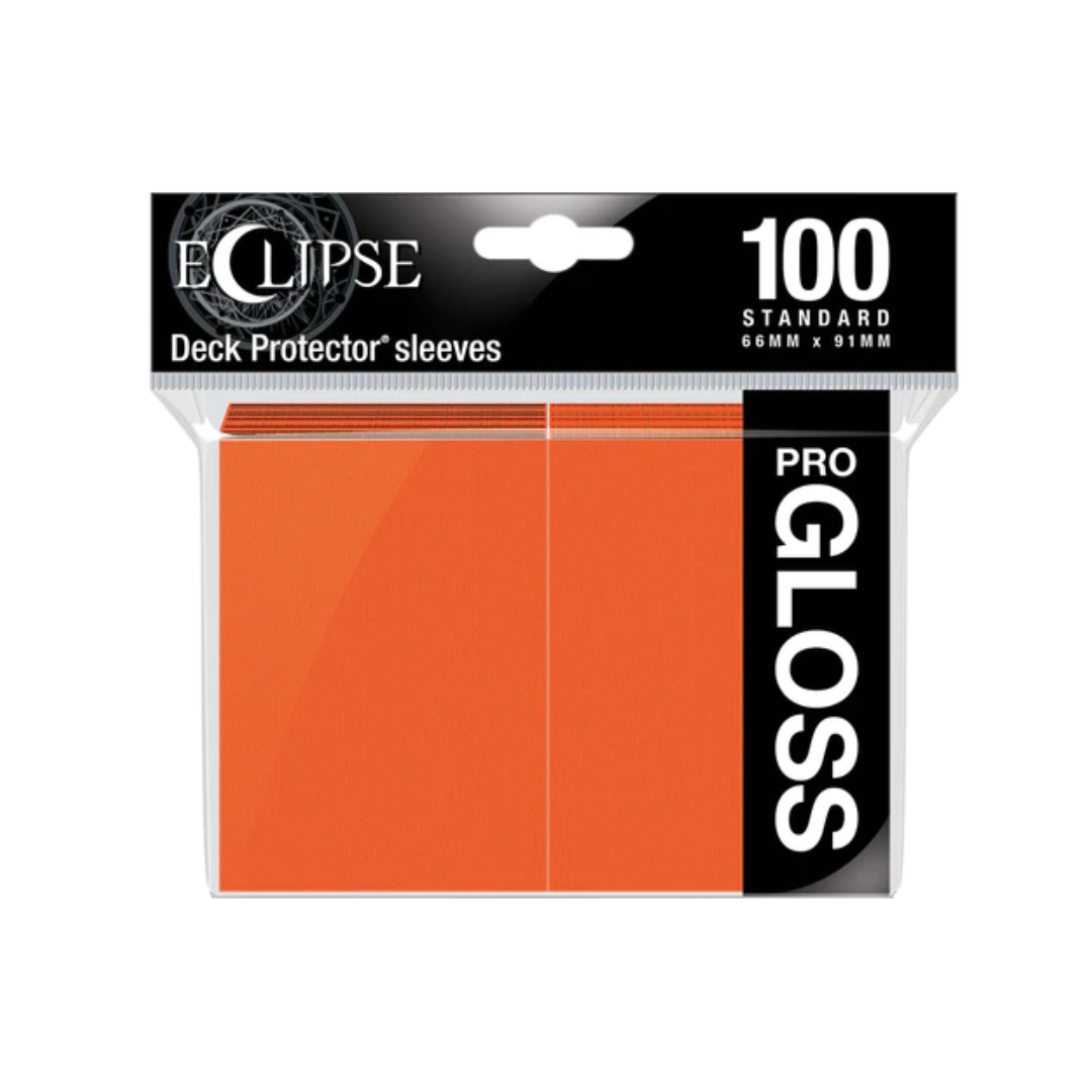 Ultra Pro Eclipse Standard Sleeves Pumpkin Orange (100 Count) | The ...