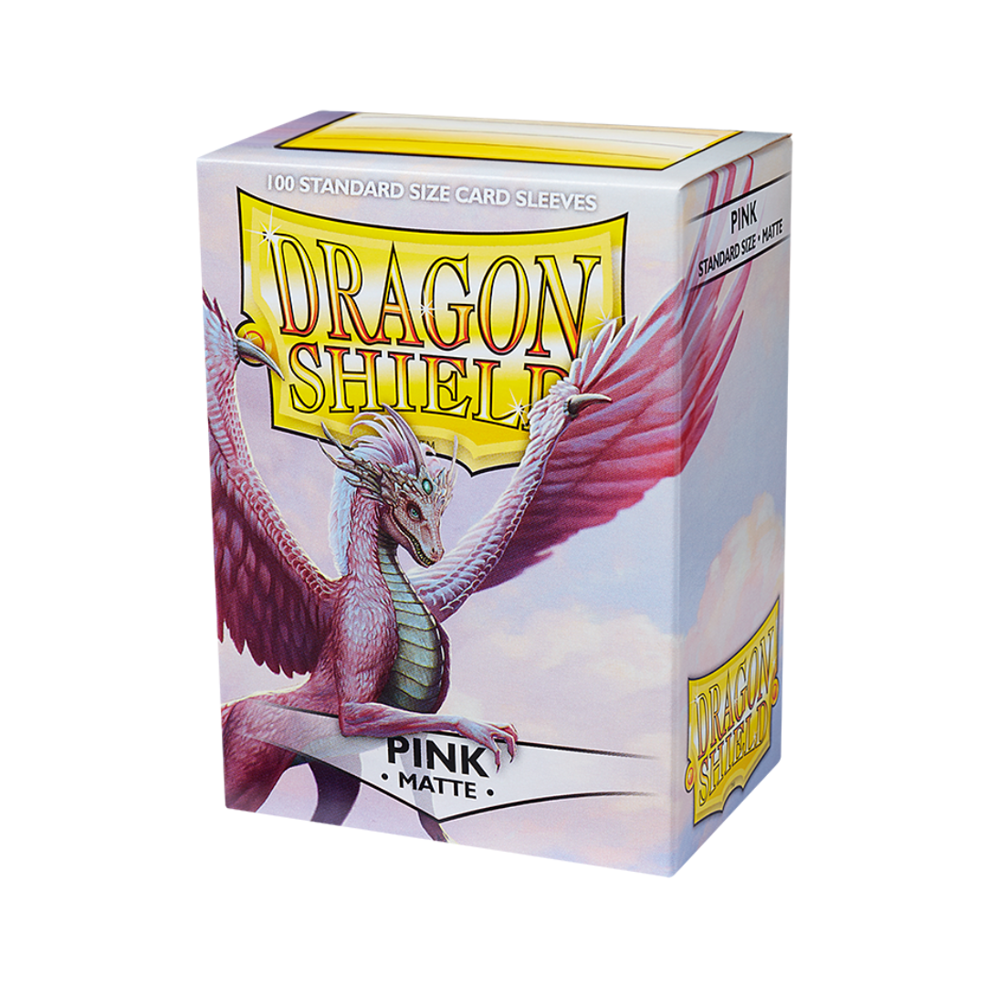 Dragon Shield Standard Matte Pink Sleeves 100 count | The Game Capital